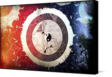 Abstract Music Art Night and Day by Abstract Dubstep Music Art