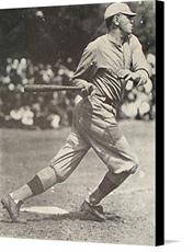 Young Babe Ruth by Vintage Baseball Posters