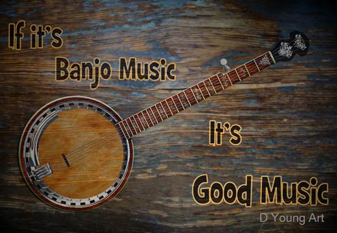 Banjo Music by D Young Art
