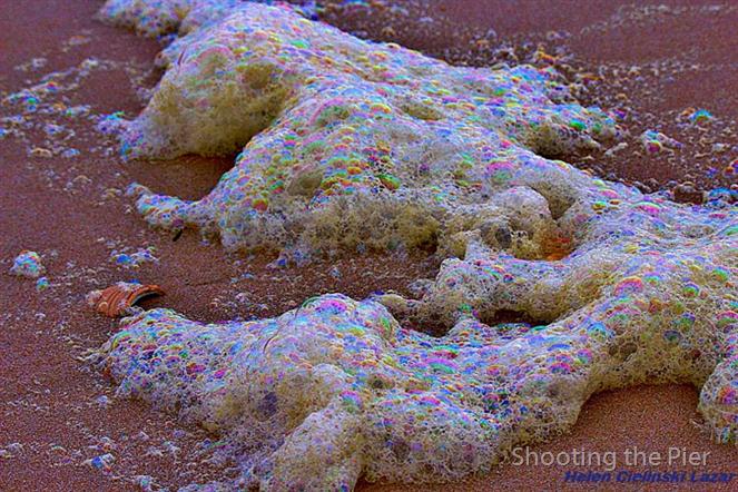 Beach Foam by Shooting the Pier