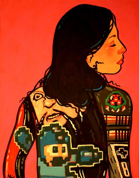 Mega Man and Lo Pan Girl by Jason Wright Studios