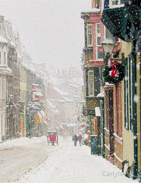 Old Quebec City by Carlyle Art
